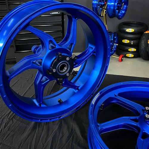Satin Blue Apex-6 Suzuki GSX-R 1000 / R / ABS 2017-2025 Forged Core Mo ...