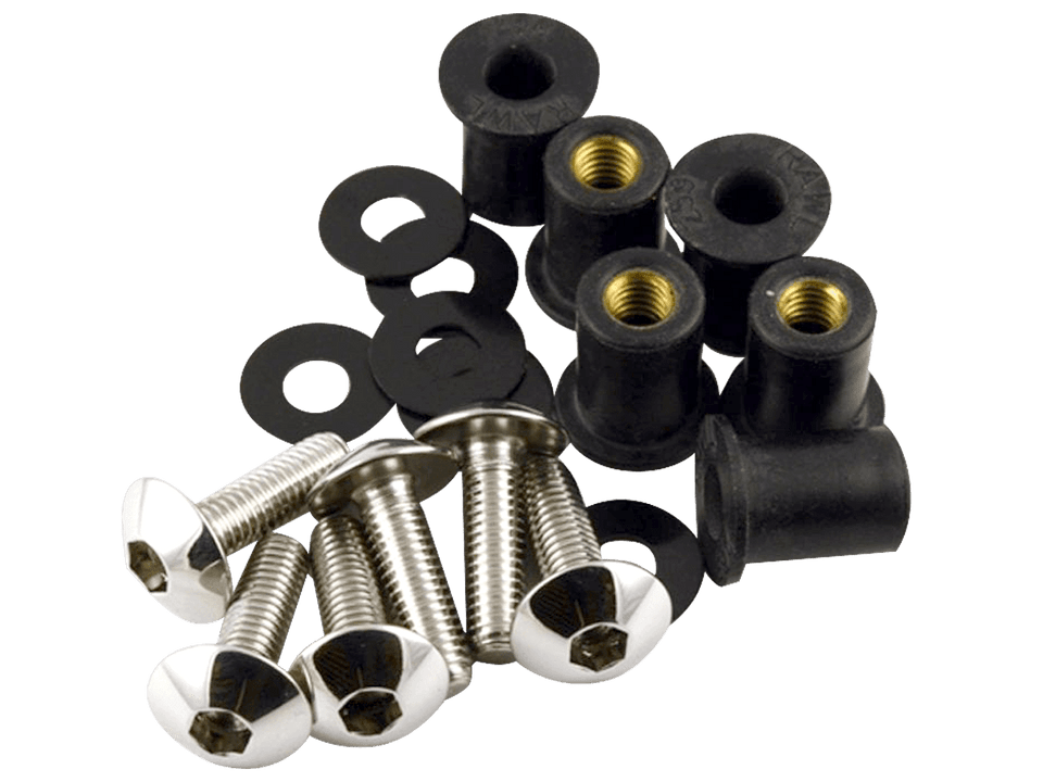 Pro-Bolt Aluminum Screen Bolts (8/ea) (Silver) – Top Pro Motorsports