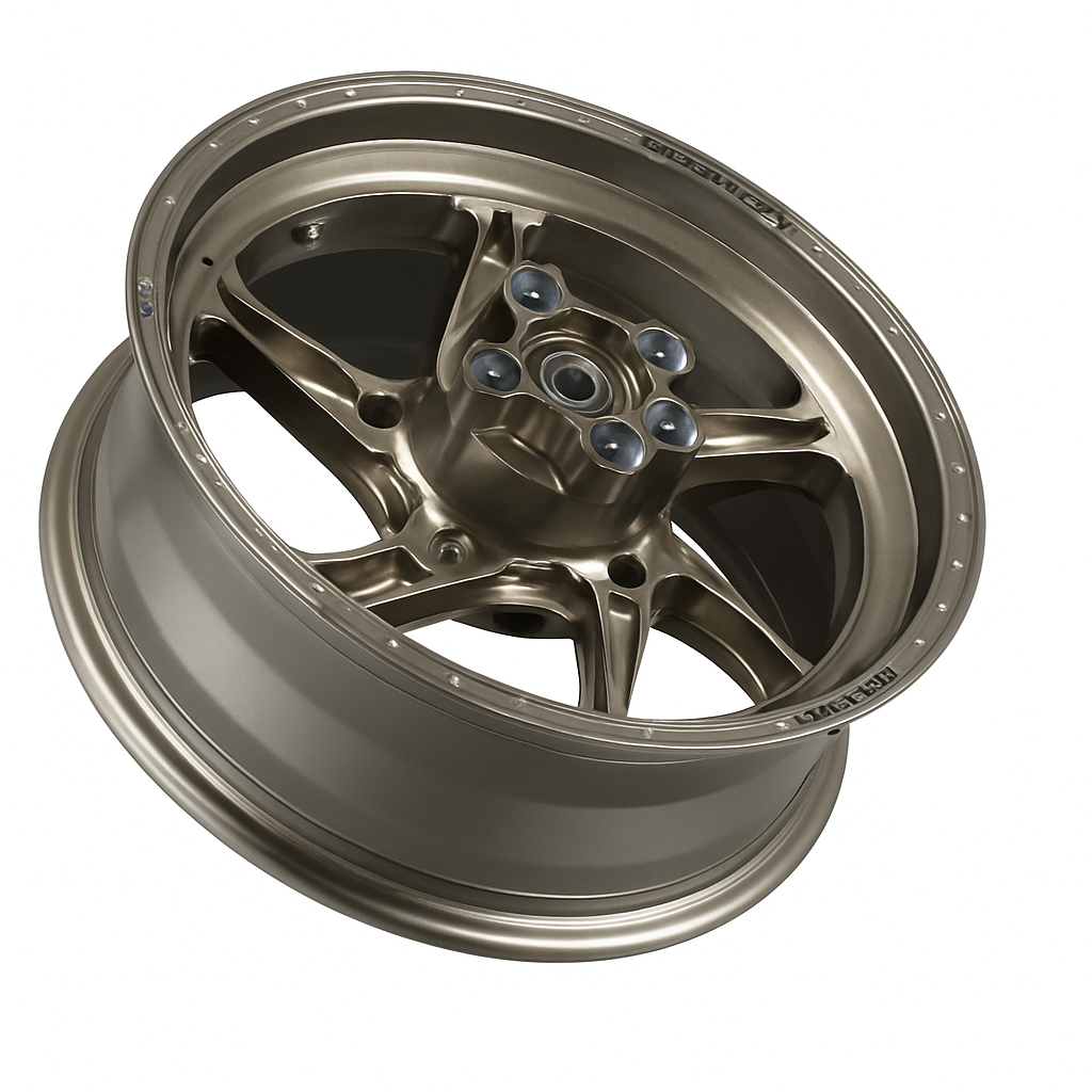 OZ Racing - GASS Aluminum 6 Spoke Rear Wheel - Titanium - Suzuki GSXR1 ...